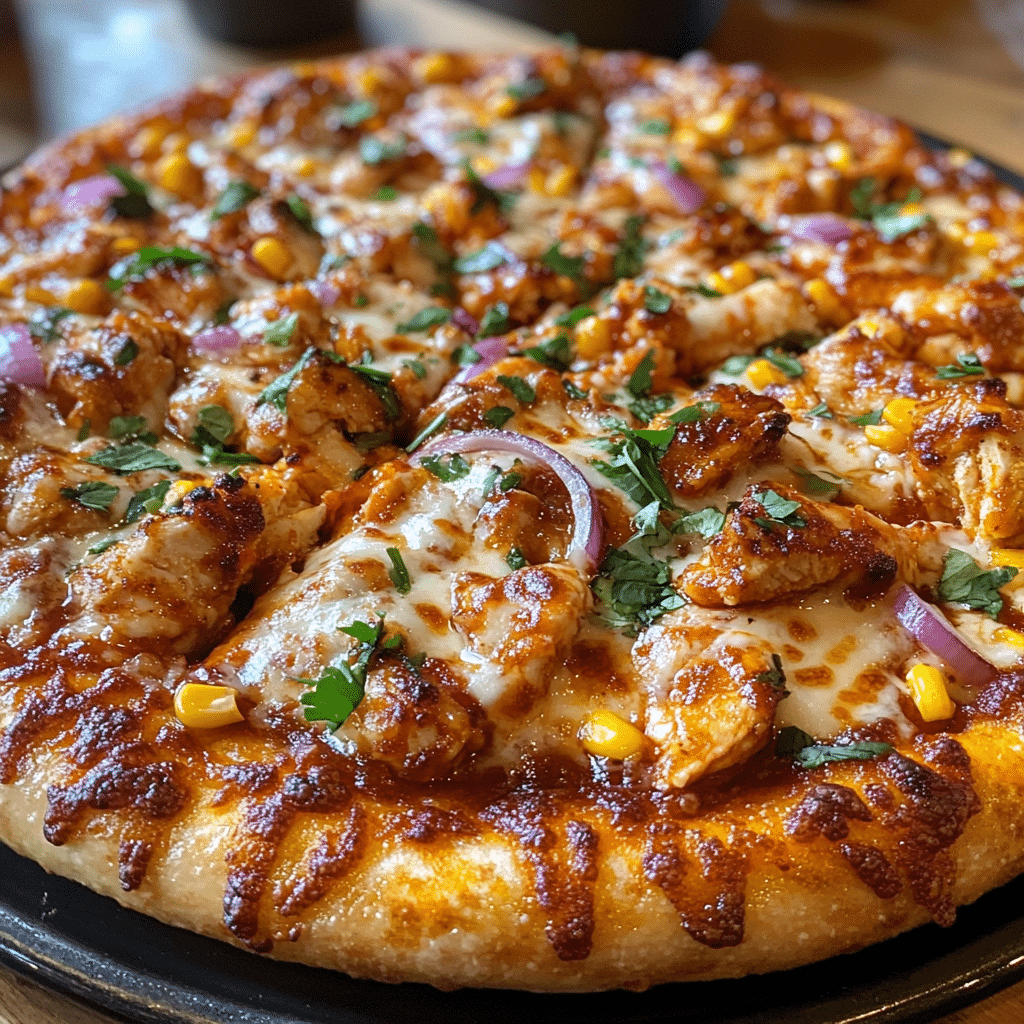 Delicious BBQ Chicken Pizza Recipe You Can Make at Home - Recipes Solutions