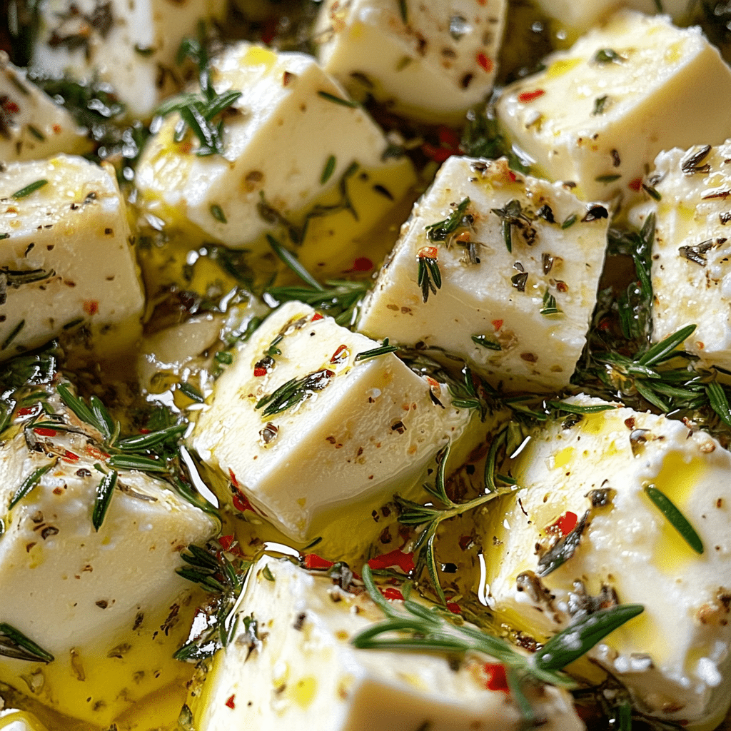 Zesty Marinated Feta with Flavorful Aromatics Delight - Recipes Solutions